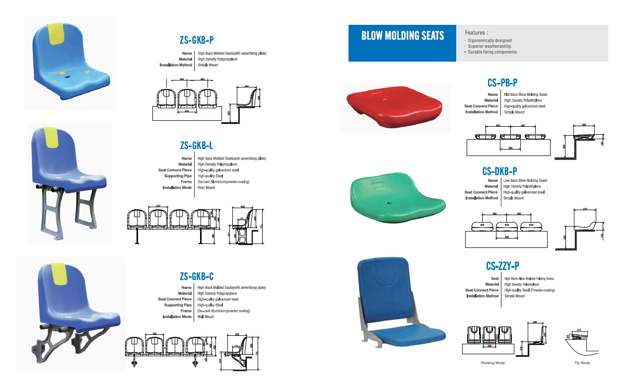 Stadium Style Seating Arrangement