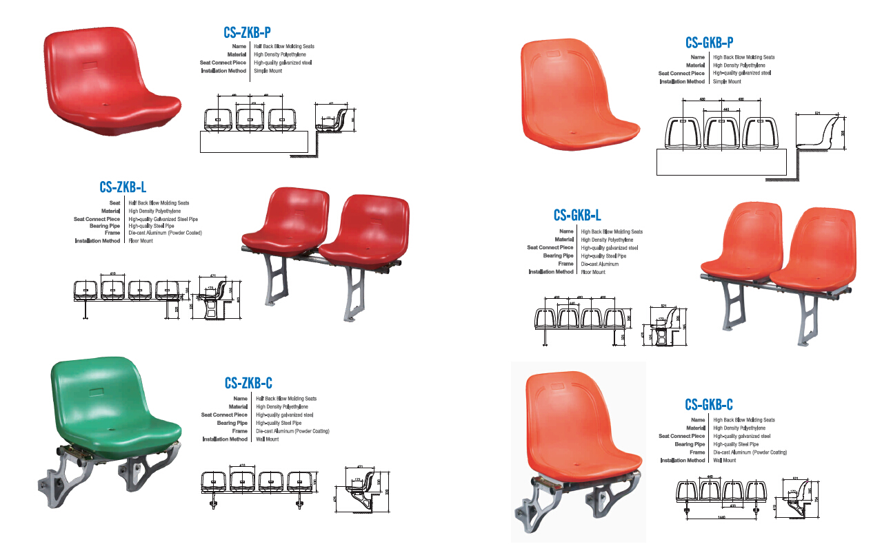 Stadium Style Seating Arrangement