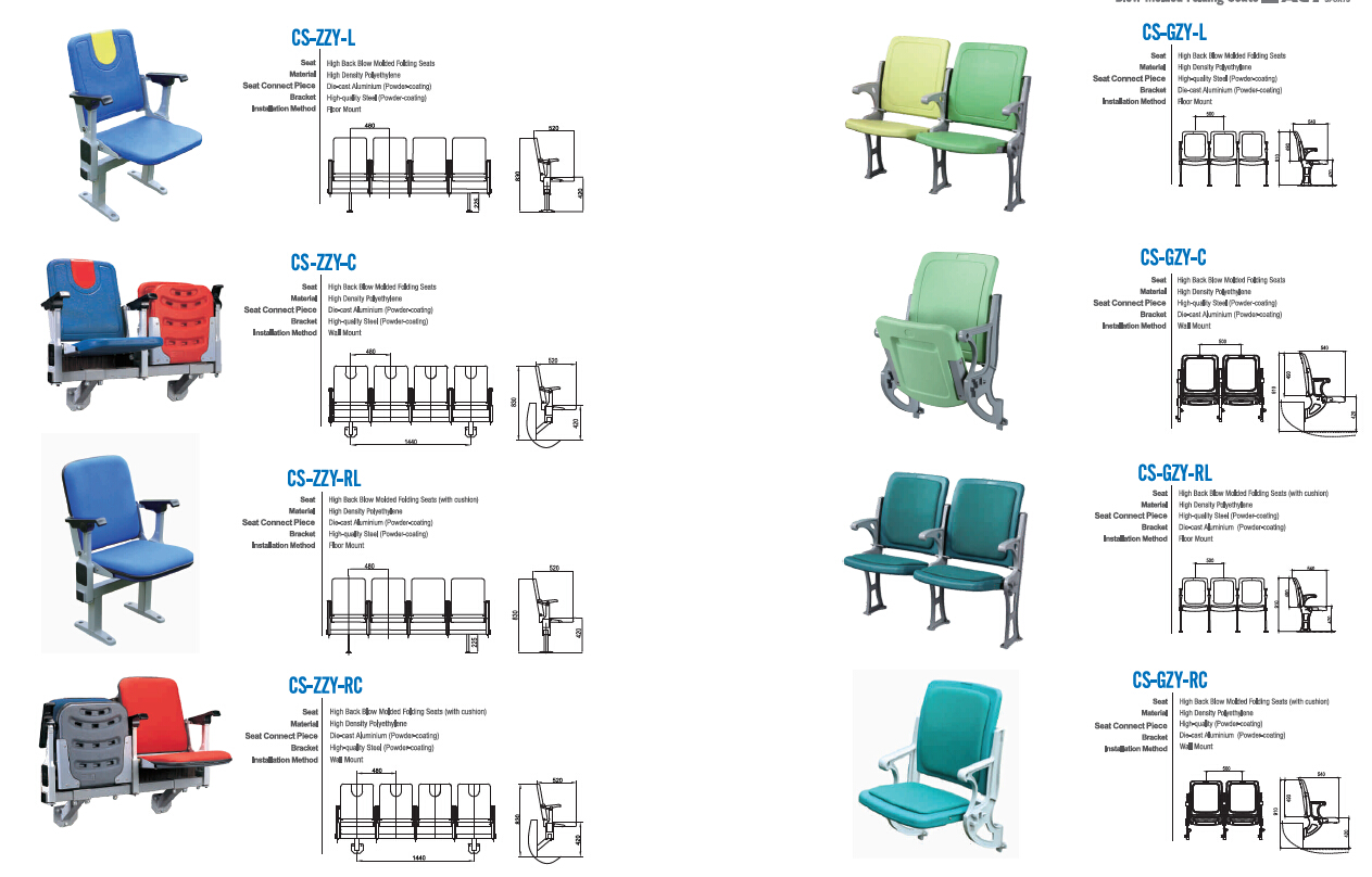 Stadium Style Seating Arrangement